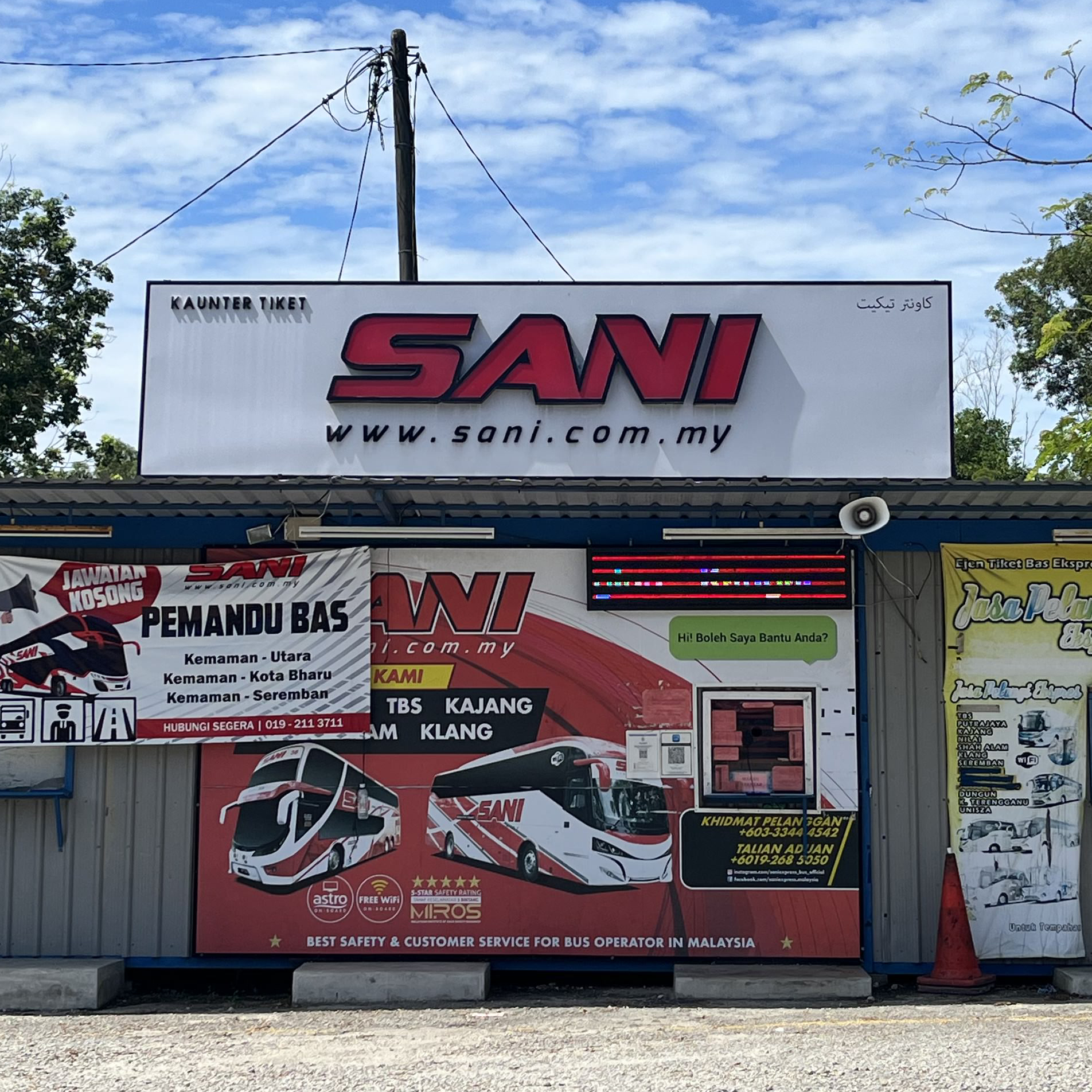 Counter List – Sani Express